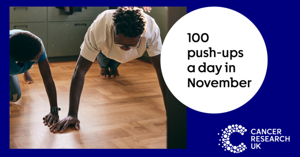 Toby Whittaker is the top fundraiser in the UK for the 100 Push-ups A…