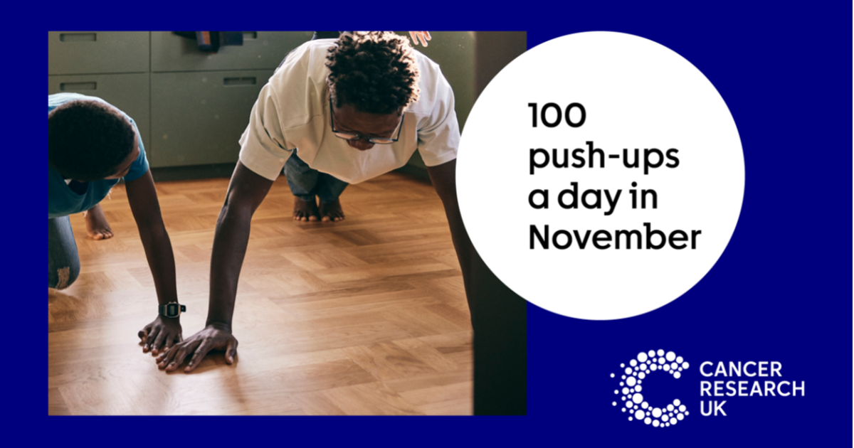 Toby Whittaker takes on the 100 Push-ups Challenge for Cancer Research